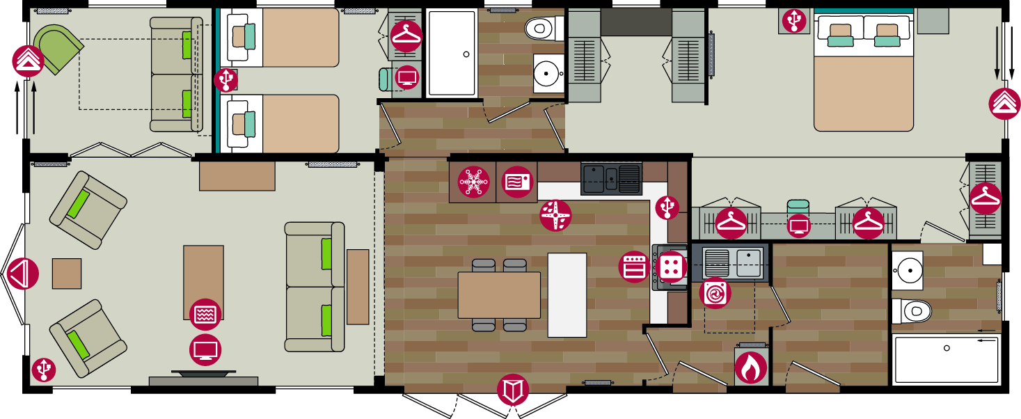 Rivendale Lodge Range - Pemberton Park & Leisure Homes